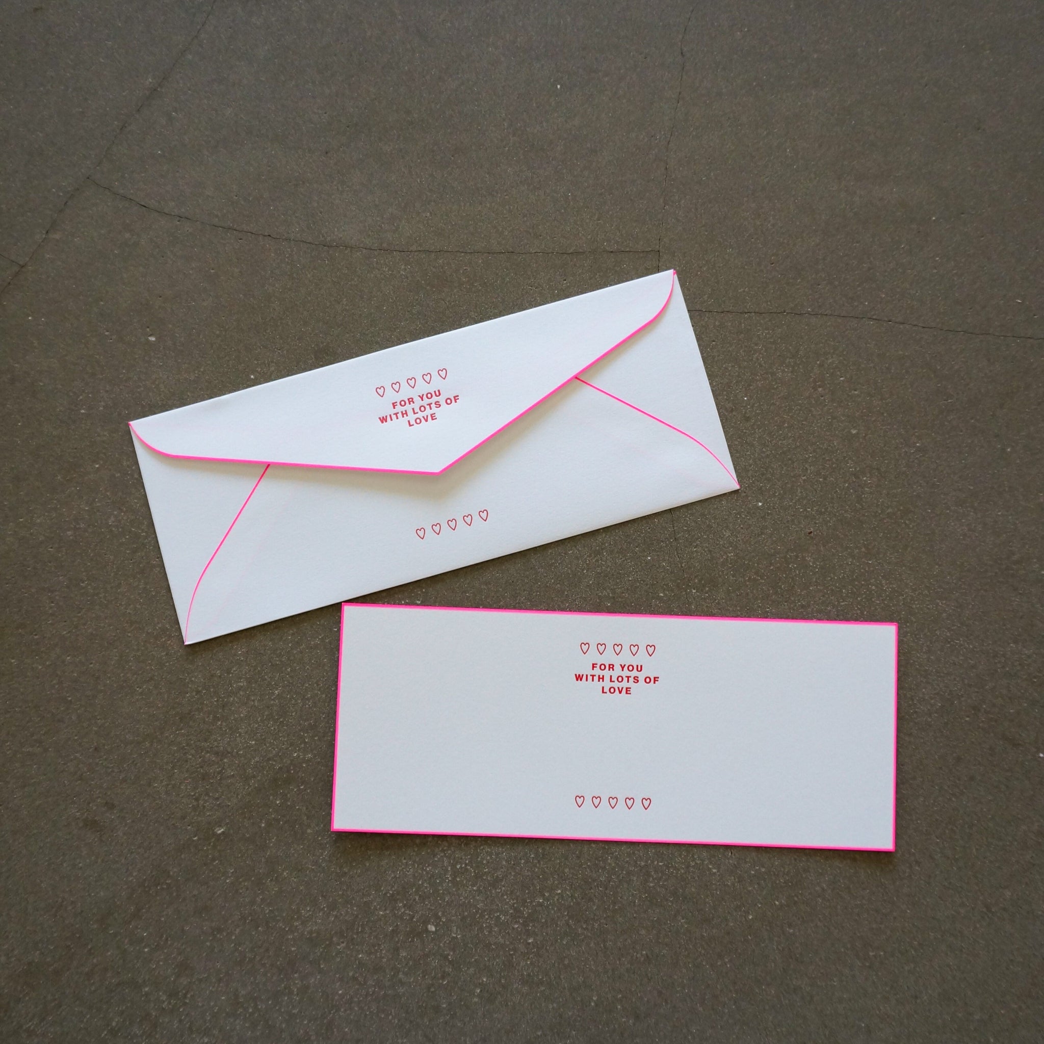 [FOR YOU WITH LOTS OF LOVE] letter set – maybe kawaii